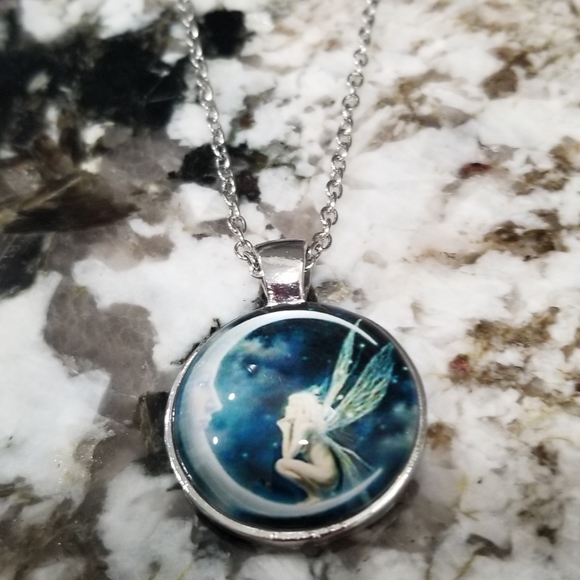 Jewelry | New Fairy Pixie Moon Necklace | Poshmark